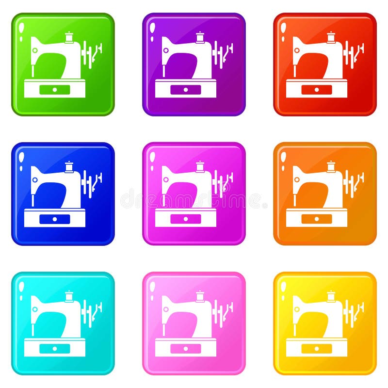 Sewing Machine Icons Stock Illustrations – 3,883 Sewing Machine Icons ...