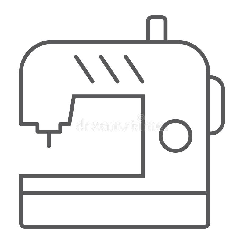 Sewing Machine Line Art Vector Stock Illustrations – 1,381 Sewing ...
