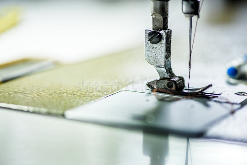 Sewing machine with thread stock photo. Image of craft - 126908456