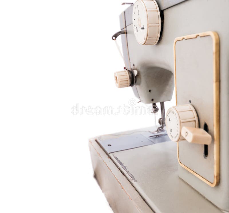 Dirty sewing machine stock photo. Image of engine, machine - 202609080