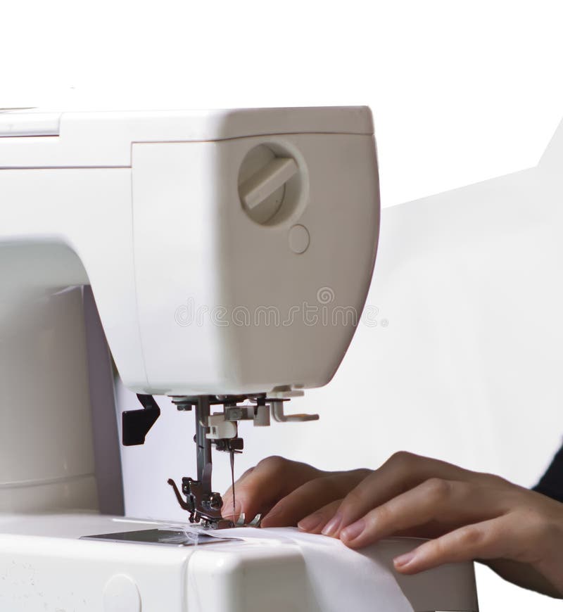 Sewing machine Work stock image. Image of brightly, equipment - 18521137
