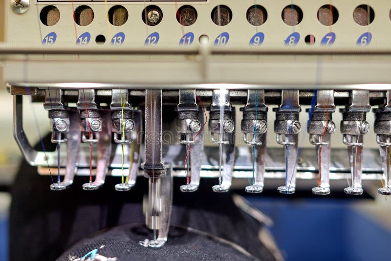 Sewing machines stock photo. Image of tailoring, blue - 85840882