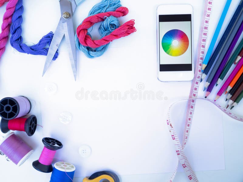 Sewing Materials stock photo. Image of patchwork, clothing - 139752