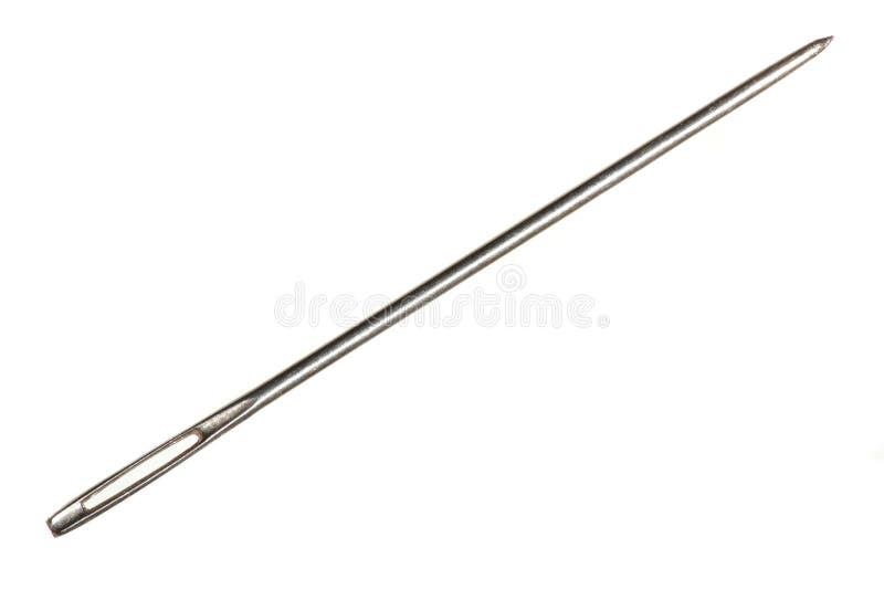 Sewing needle stock image. Image of diagonal, metal, copyspace - 8404245