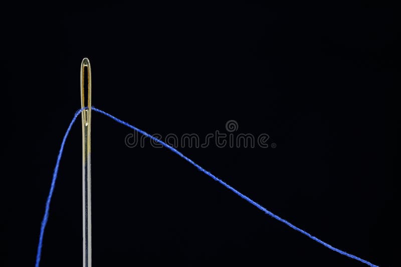 Sewing Needle Closeup stock photo. Image of reel, bobbin - 36473692