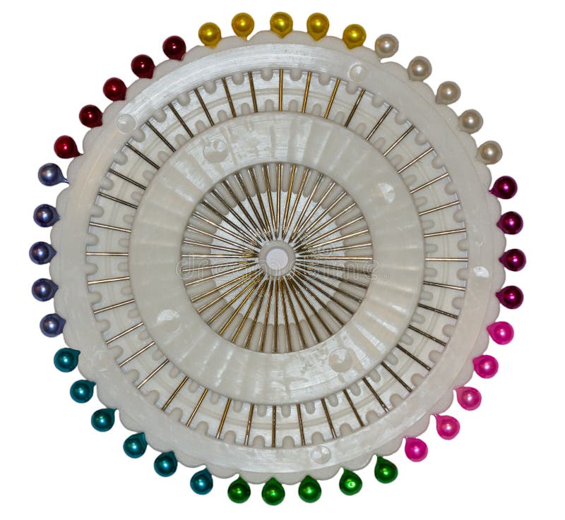 Sewing pins stock photo. Image of colour, hobby, detail - 17116682