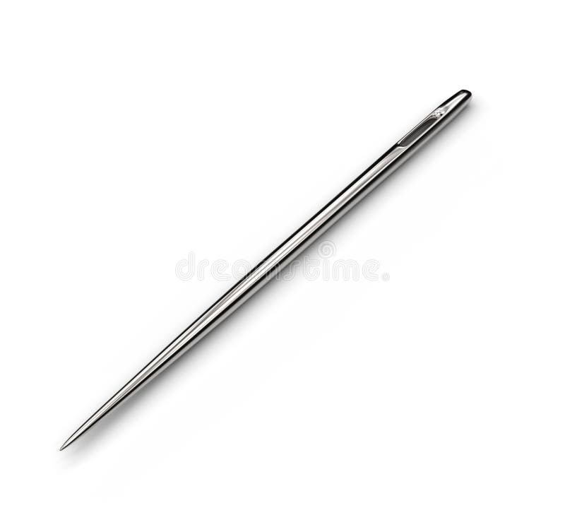 Sewing needle stock illustration. Illustration of stainless - 33399193