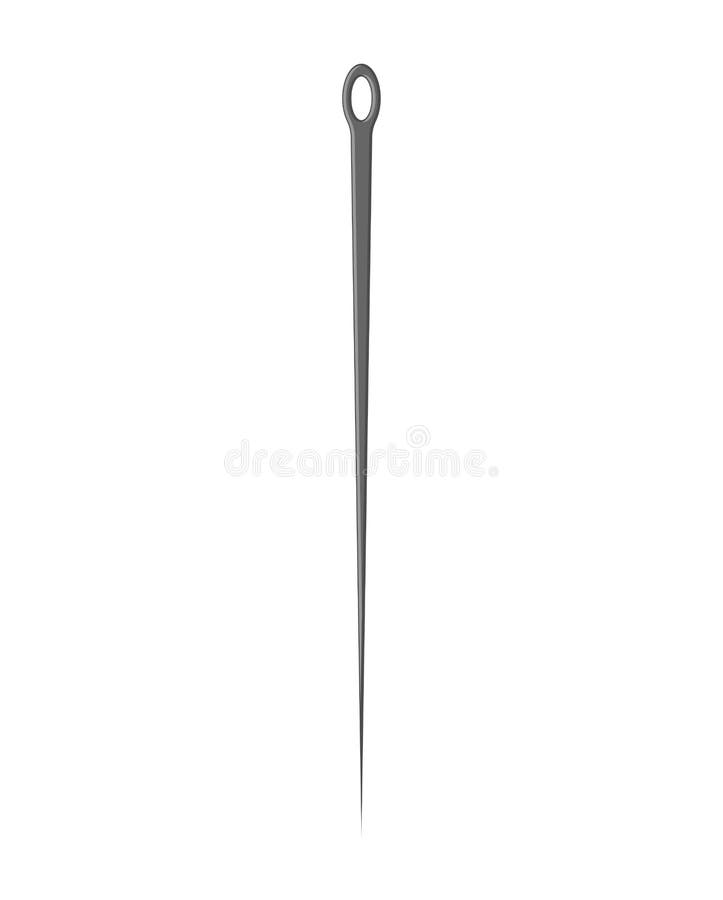 Sewing Needle Vector Illustration Isolated Stock Vector - Illustration ...