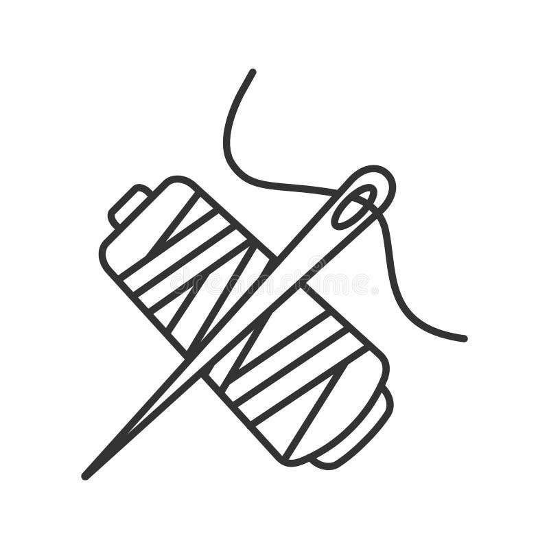 Sewing Needle Thread Illustration Stock Illustrations – 18,866 Sewing ...
