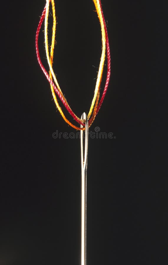 Sewing needle stock image. Image of threads, sewing, thread - 57620467