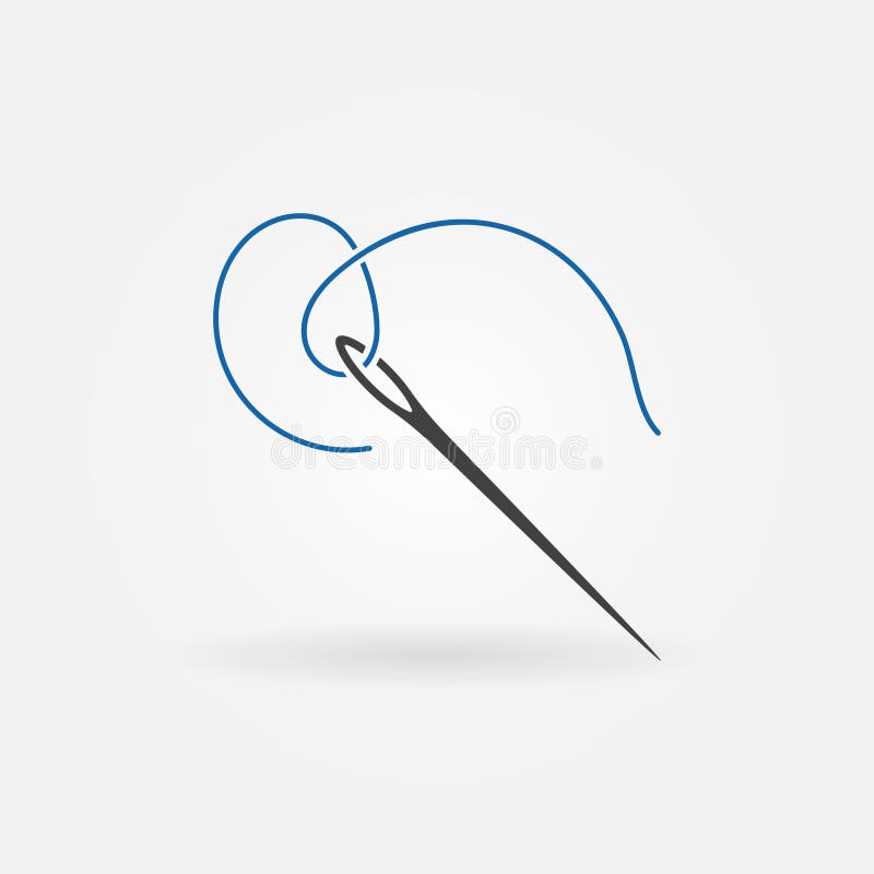 Sewing Needle Vector Icon - Needlework Creative Symbol Stock Vector ...