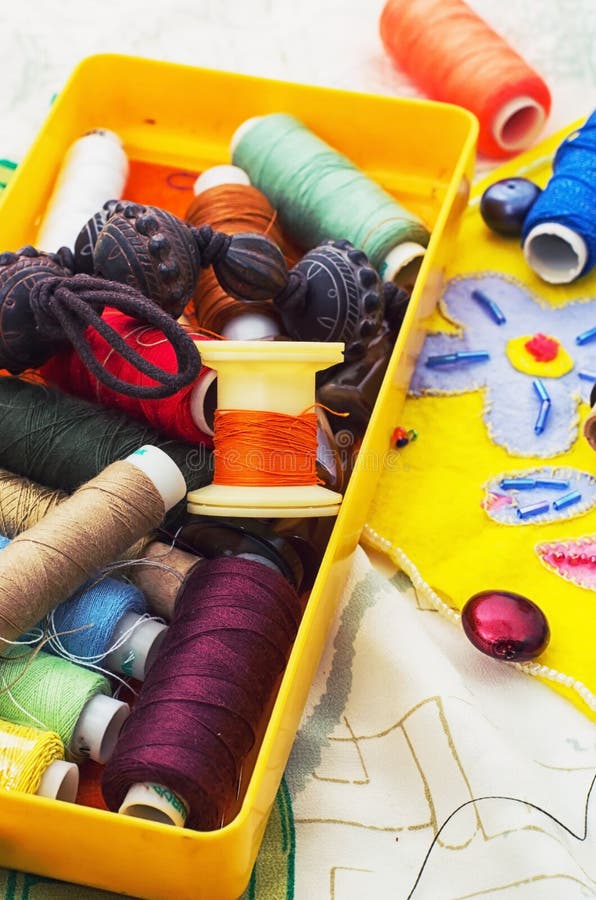Sewing and needlework stock photo. Image of needlework - 35947326