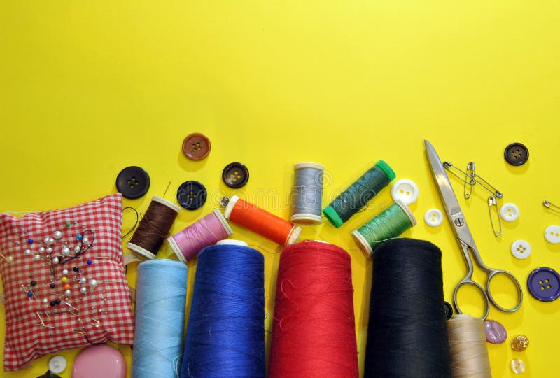 SEWING objects stock photo. Image of colorful, clothing - 39552612