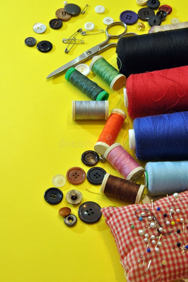 SEWING objects stock photo. Image of colorful, clothing - 39552612