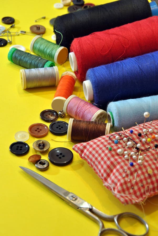 SEWING objects stock photo. Image of colorful, clothing - 39552612