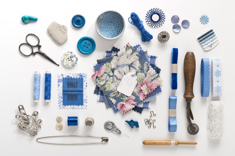 Sewing objects stock image. Image of sorted, class, isolated - 39920793