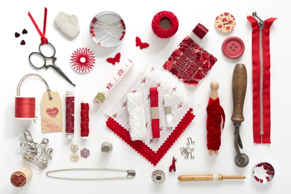 Sewing objects stock image. Image of embroidery, hook - 39920691