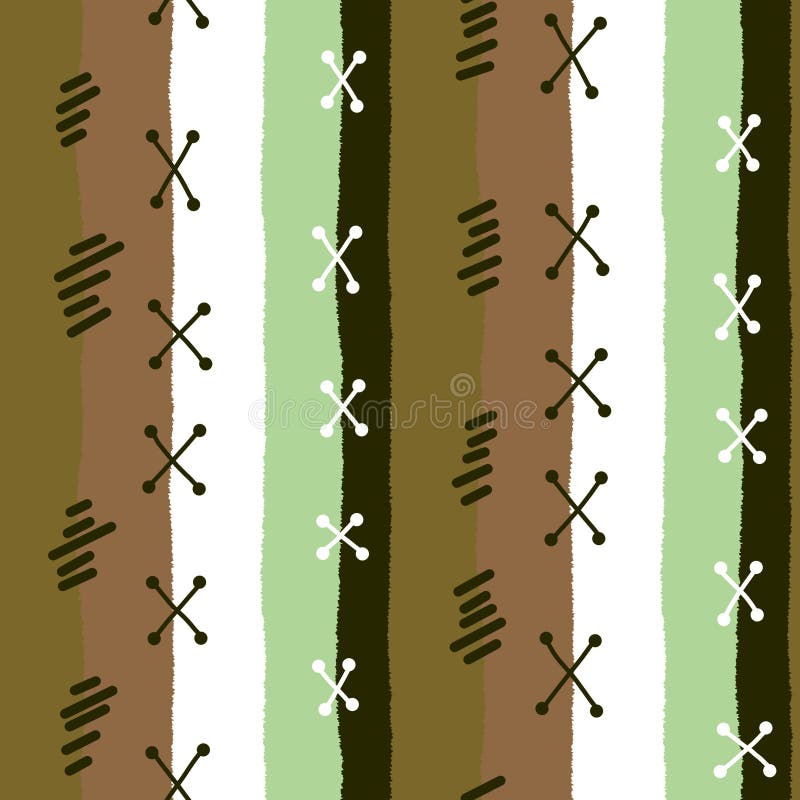 Sewing Patch Stitches Seamless Stripes Pattern for Wrapping Paper and ...