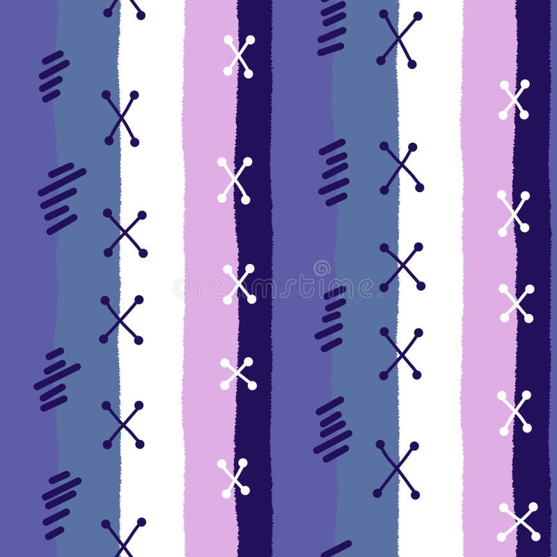 Sewing Patch Stitches Seamless Stripes Pattern for Wrapping Paper and ...