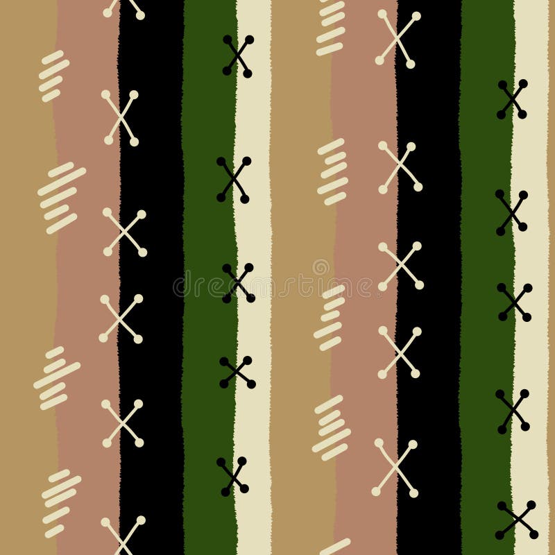 Sewing Patch Stitches Seamless Stripes Pattern for Wrapping Paper and ...