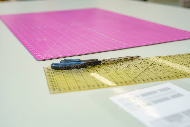 Sewing Pattern for Cutting Fabric and Textile Parts at a Manufacturing ...