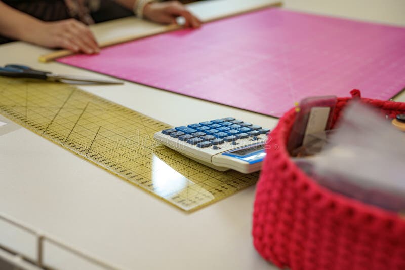 Sewing Pattern for Cutting Fabric and Textile Parts at a Manufacturing ...