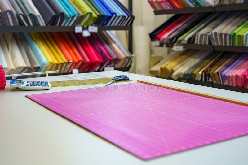 Sewing Pattern for Cutting Fabric and Textile Parts at a Manufacturing ...