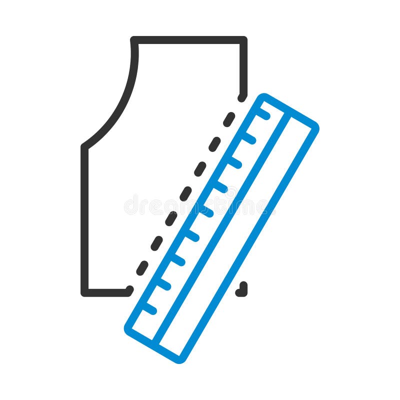 Sewing Pattern Icon stock vector. Illustration of scheme - 250610691