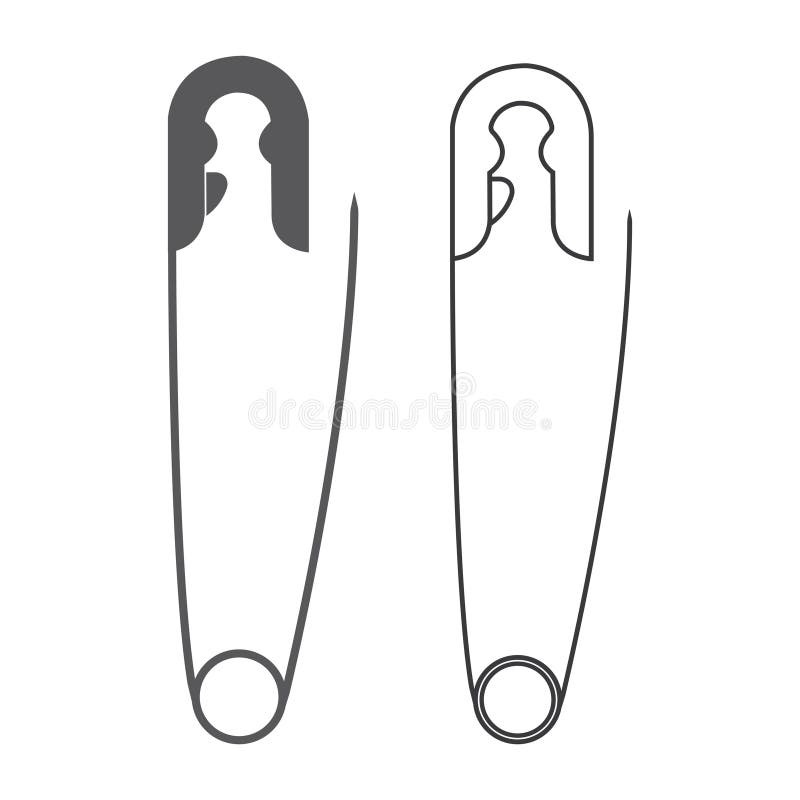 Sewing pin icon design stock vector. Illustration of design - 326369560