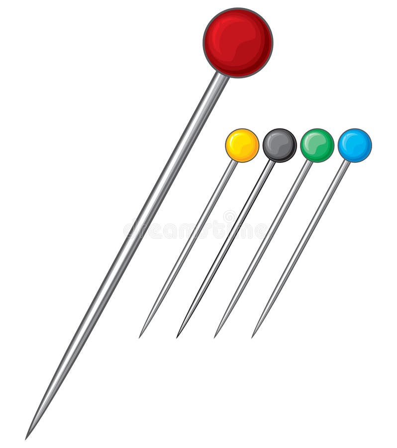 Needle stock vector. Illustration of blue, needlework - 27420838