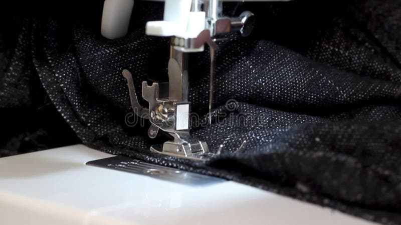 Sewing Process a Close-up Stitching Stock Footage - Video of thread ...