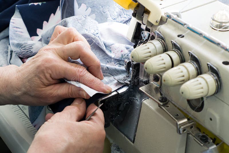 A Sewing Production, Tailoring Close-up Stock Photo - Image of ...