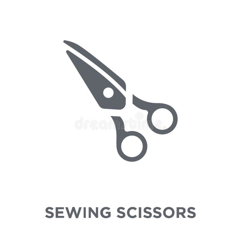 Sewing Scissors Icon, Outline Style Stock Vector - Illustration of ...