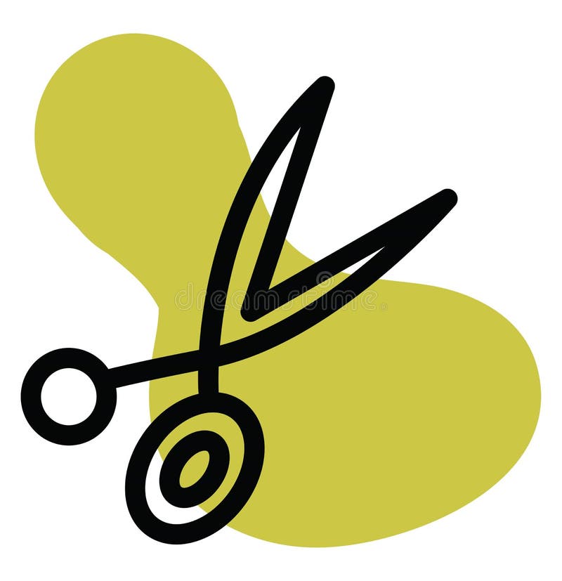 Sewing Scissors Icon, Outline Style Stock Vector - Illustration of ...