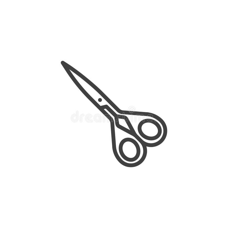 Sewing Scissors Icon Outline Style Stock Illustrations – 689 Sewing ...