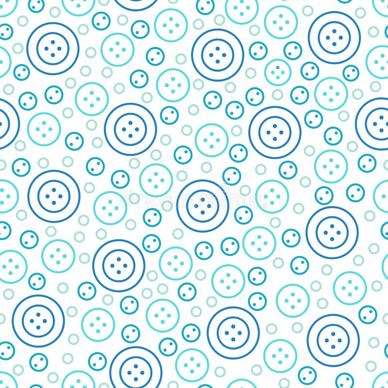 Sewing Seamless Pattern Hand Drawn Illustration Stock Vector
