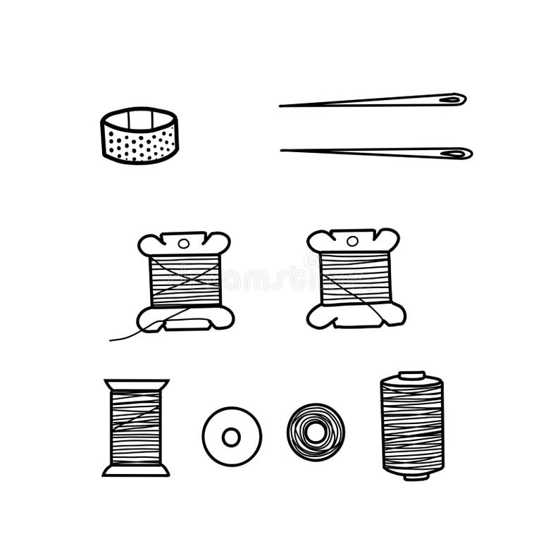 Stitching Logo Sewing Stock Illustrations – 987 Stitching Logo Sewing ...