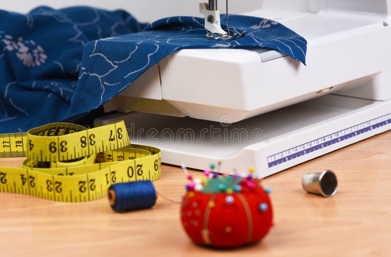 Sewing Still Life with Spools of Colored Threads, Buttons, Metal ...