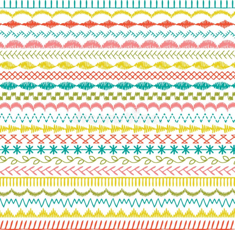 Sewing Border Stock Illustrations – 10,965 Sewing Border Stock ...