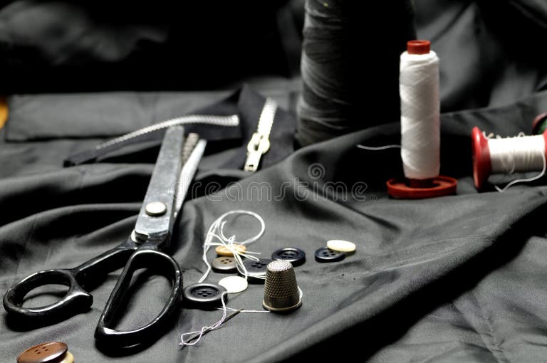 Sewing stuff stock photo. Image of stitch, needle, clothing - 4749682