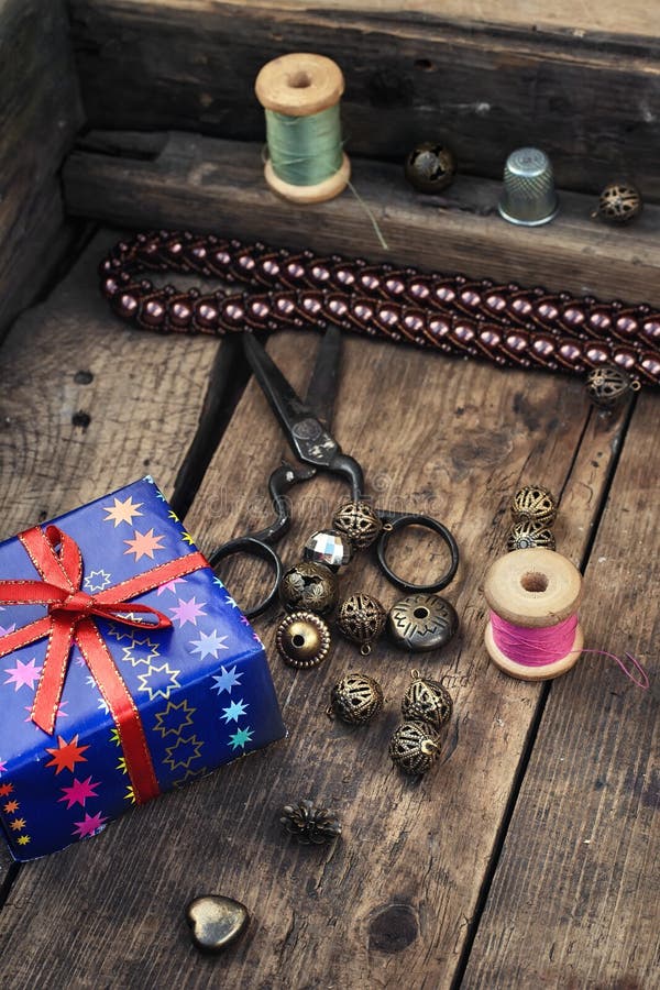 Sewing supplies tailor stock image. Image of tool, handicraft - 63979095