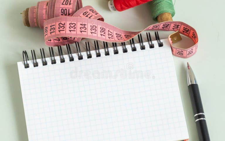 Sewing Supplies - Thimble, Needle, Measuring Tape, Spools of Thread ...