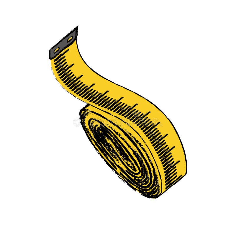 Sewing tape measure stock illustration. Illustration of scale - 83021225