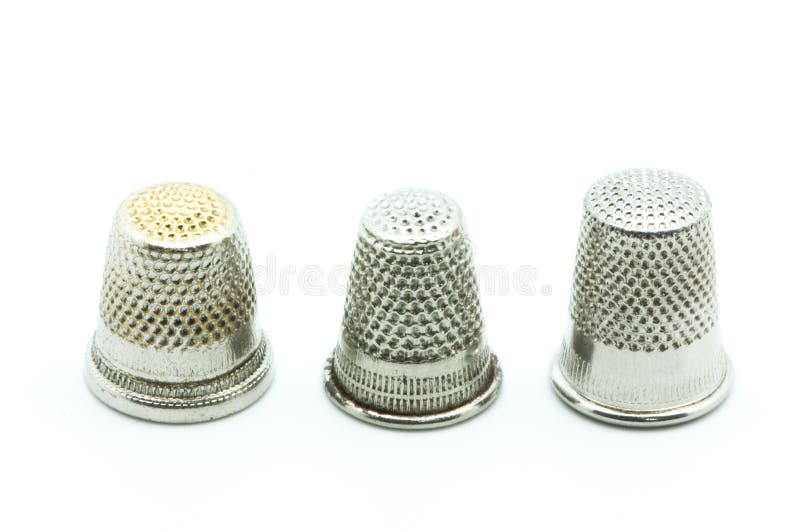 Sewing thimble stock image. Image of haberdashery, texture - 35425745