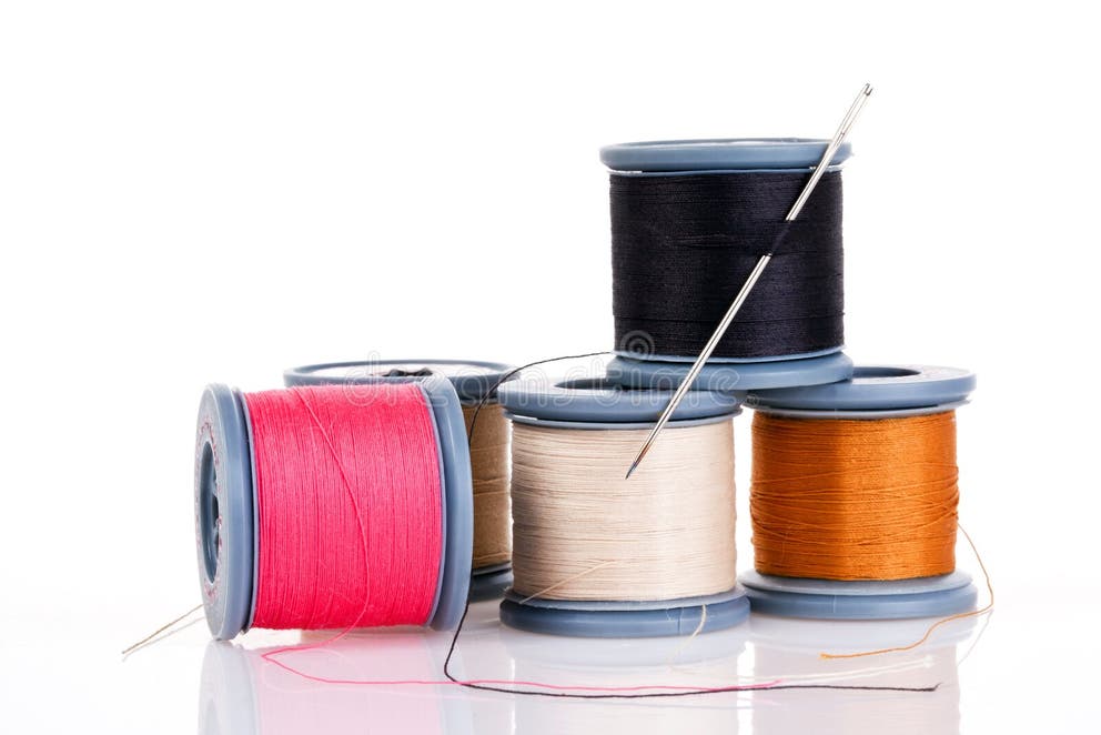 Sewing thread stock photo. Image of knit, creative, clothes - 17718304