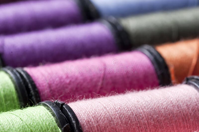 Sewing thread stock photo. Image of thread, pink, purple - 22654006