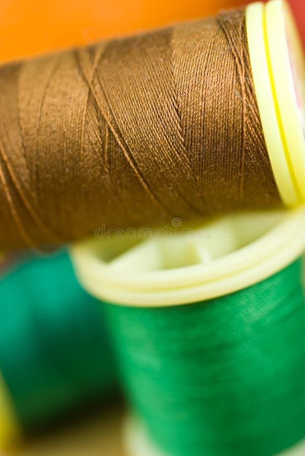 Sewing thread stock image. Image of green, remote, isolated - 25336993