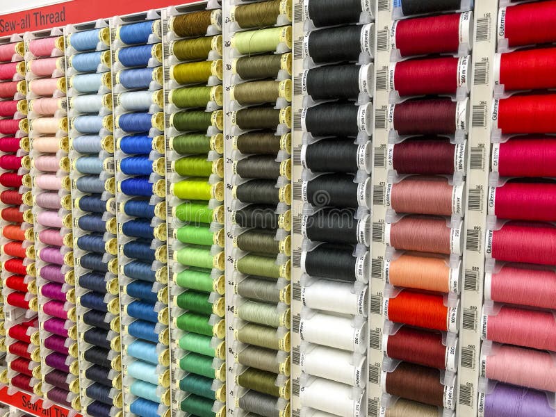 Sewing thread editorial stock photo. Image of pattern - 70533053