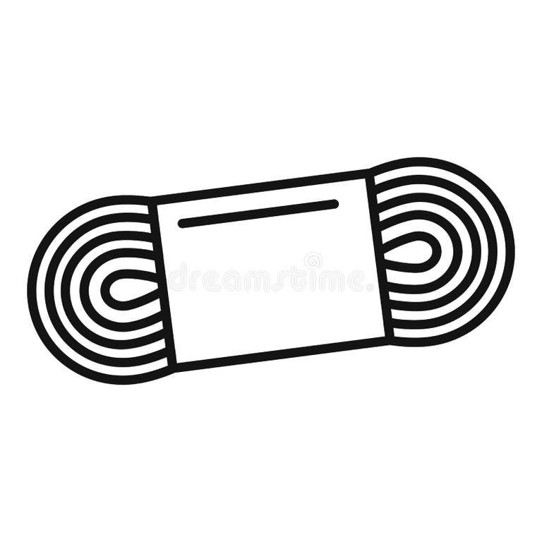 Sewing Thread Icon, Outline Style Stock Vector - Illustration of ...