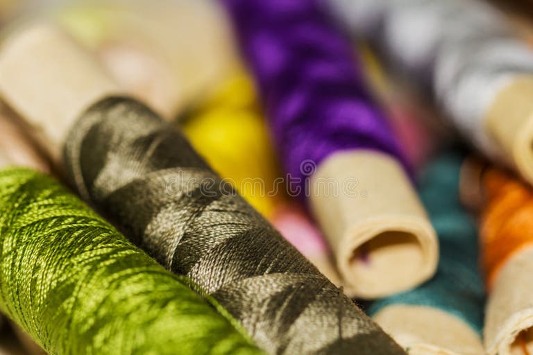 Sewing Thread Pattern stock photo. Image of color, macro - 48550782